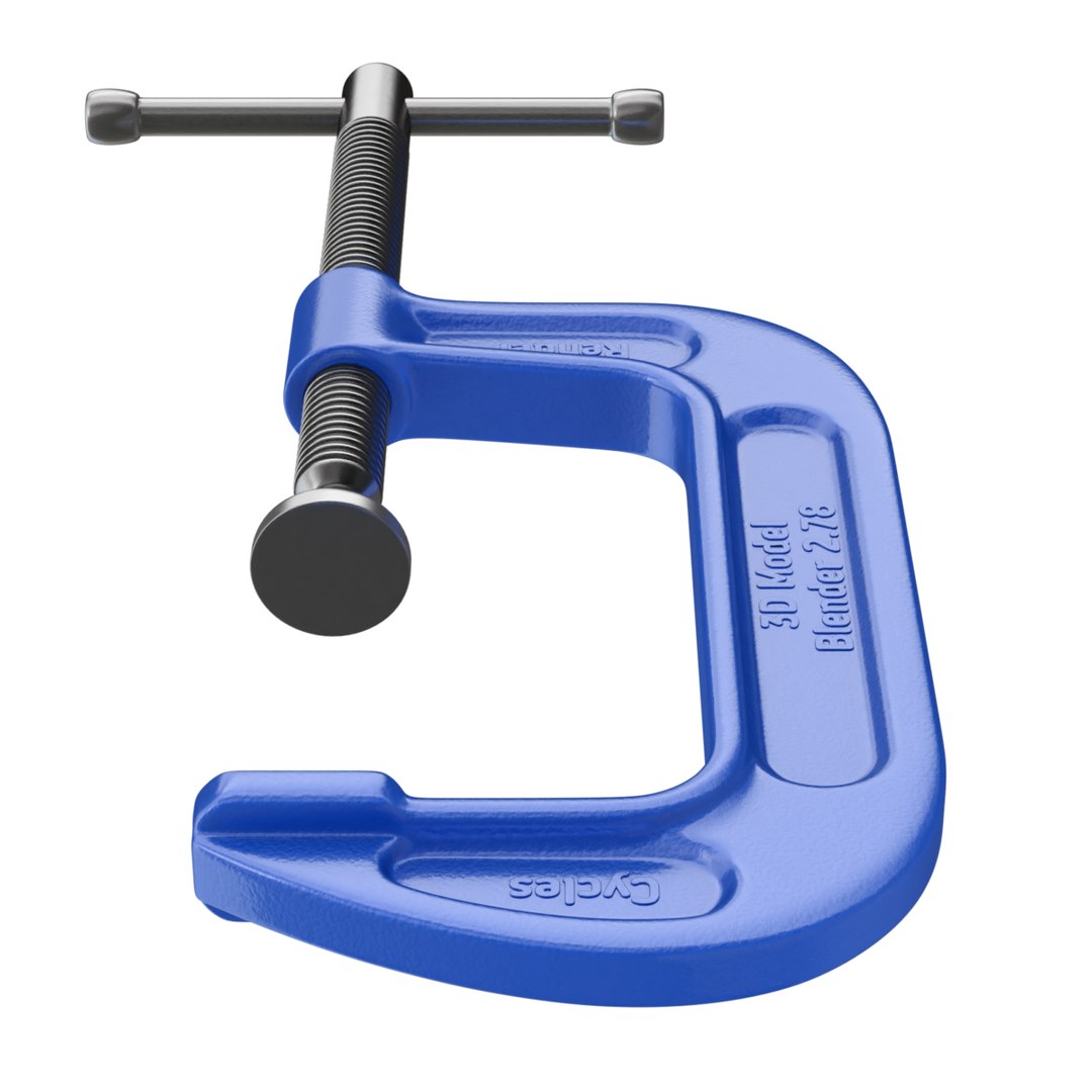 3D C Clamp C-clamp - TurboSquid 1225299
