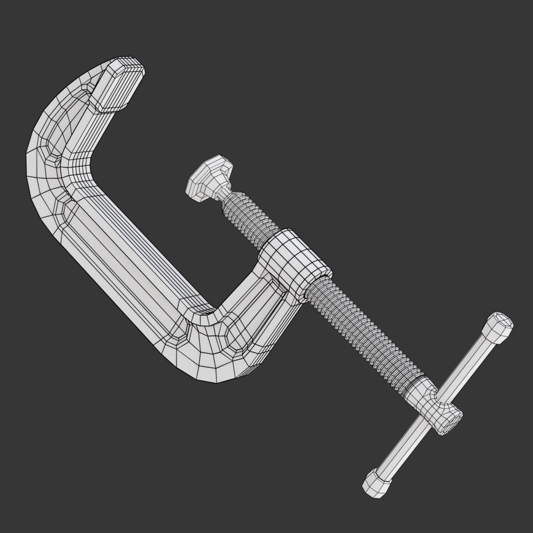 3D c clamp c-clamp - TurboSquid 1225299