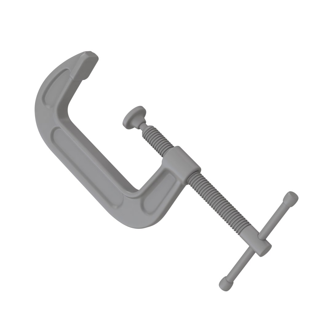 3D C Clamp C-clamp - TurboSquid 1225299