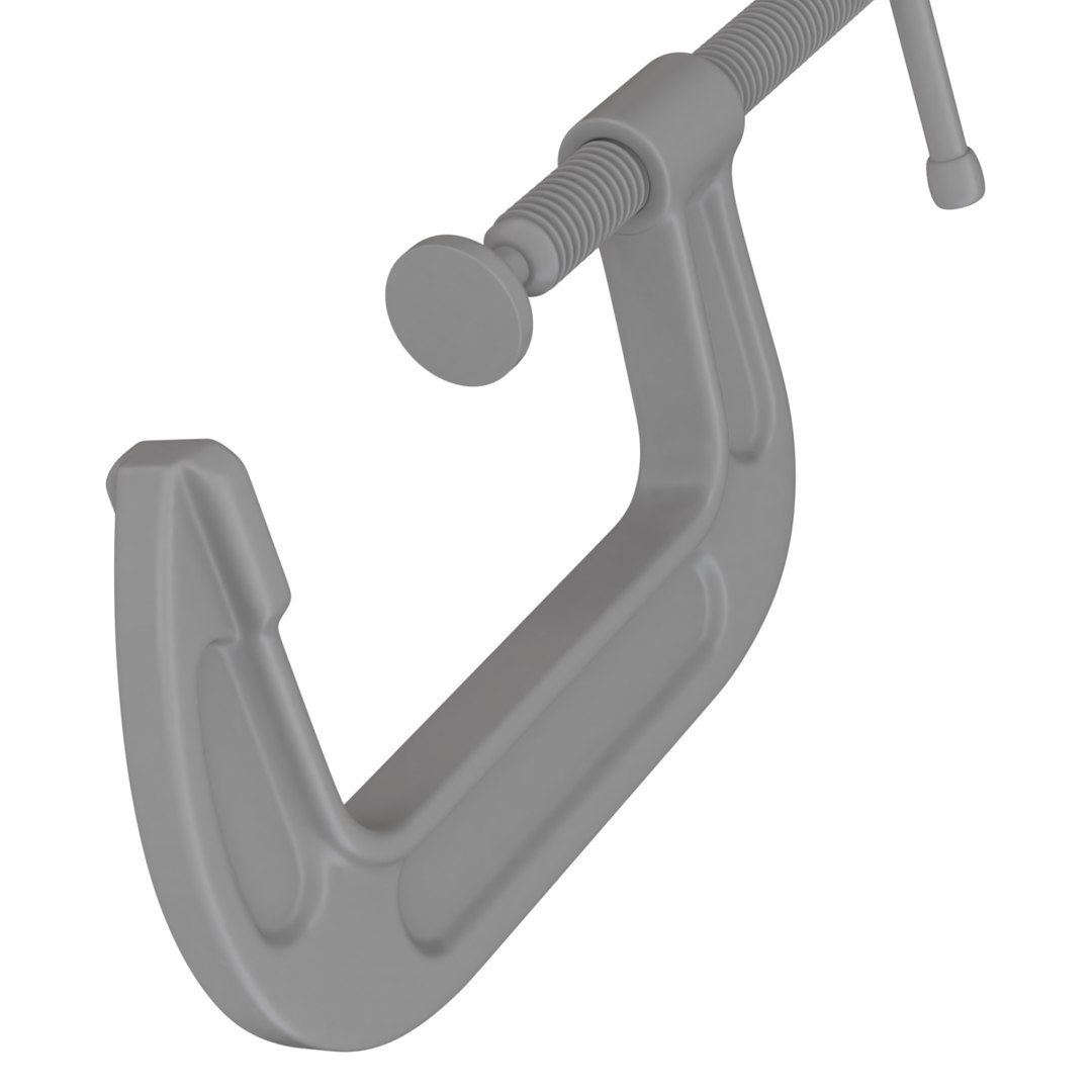 3D C Clamp C-clamp - TurboSquid 1225299