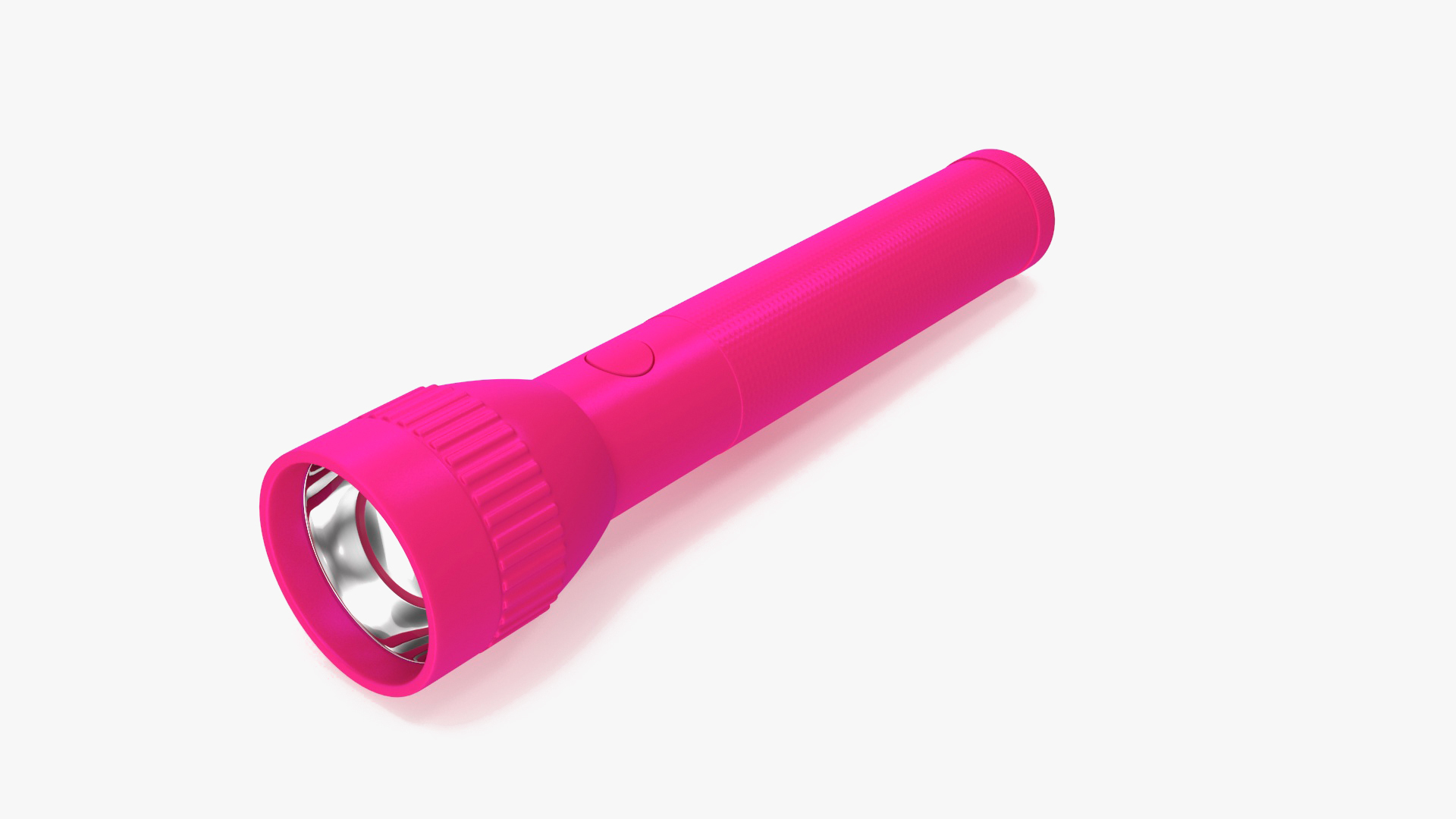 3D Police Security Pink Flashlight - TurboSquid 2157042