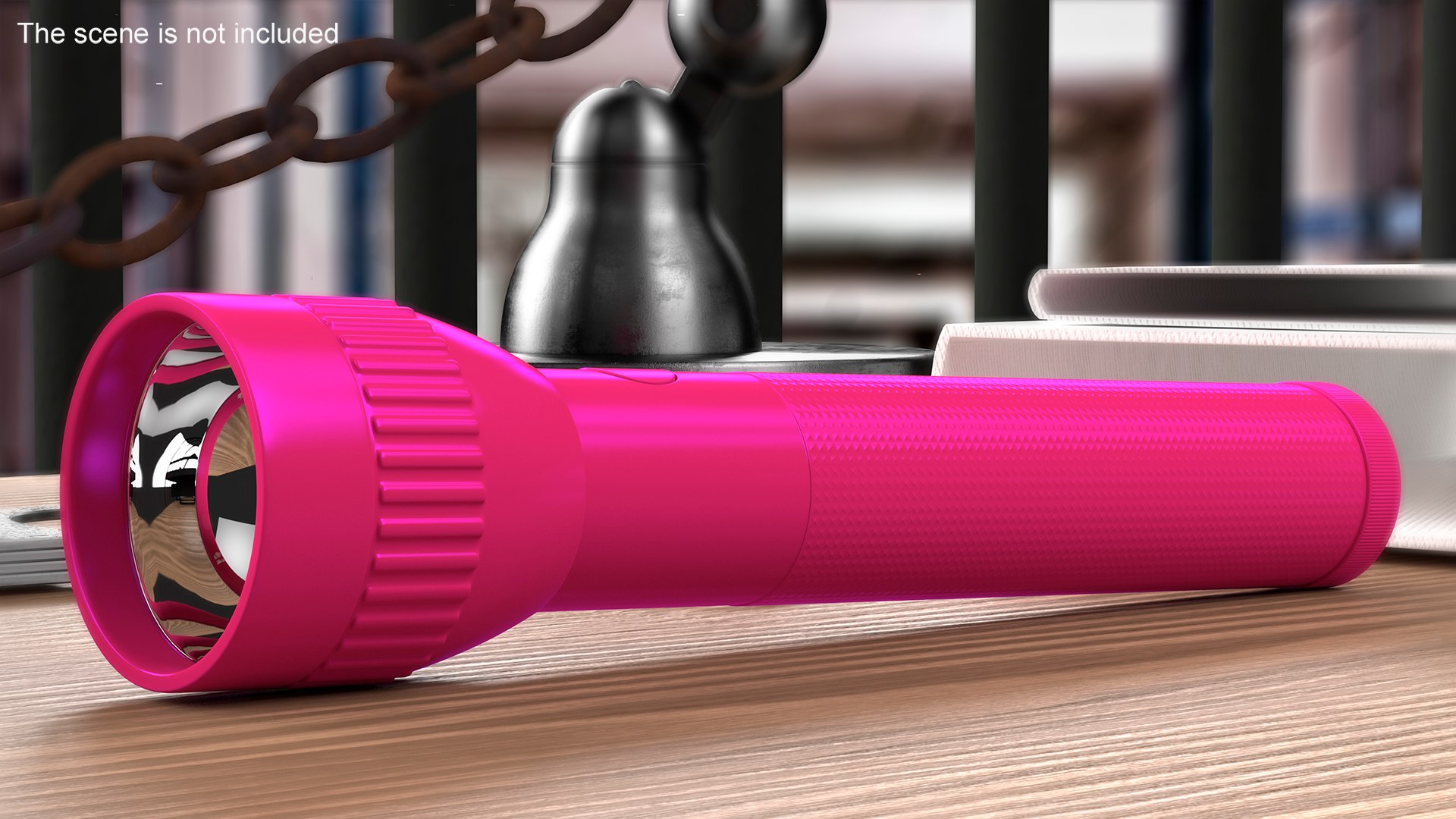 3D Police Security Pink Flashlight - TurboSquid 2157042