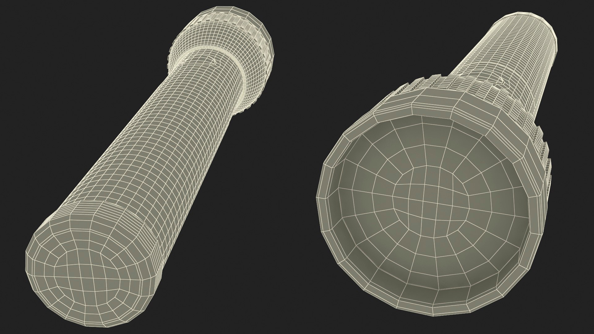 3D Police Security Pink Flashlight - TurboSquid 2157042