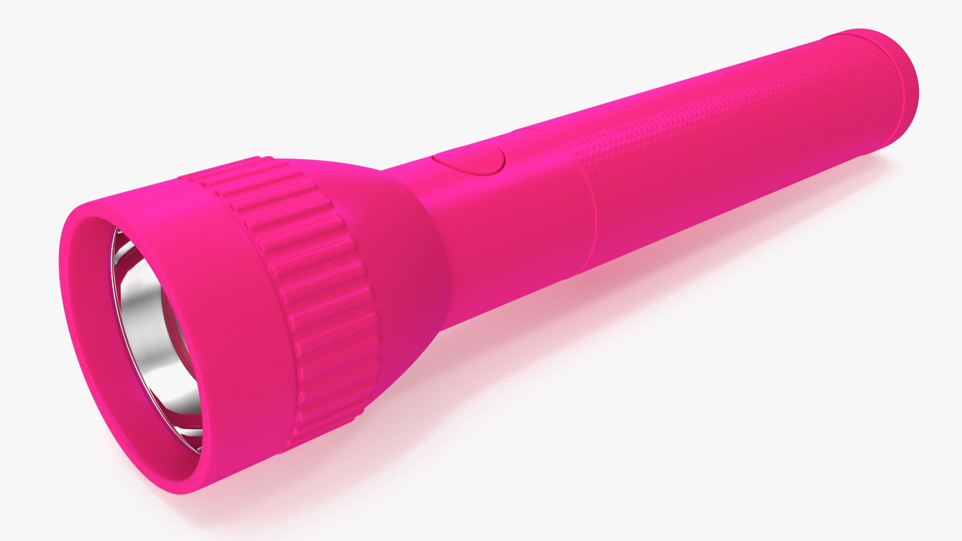 3D Police Security Pink Flashlight - TurboSquid 2157042
