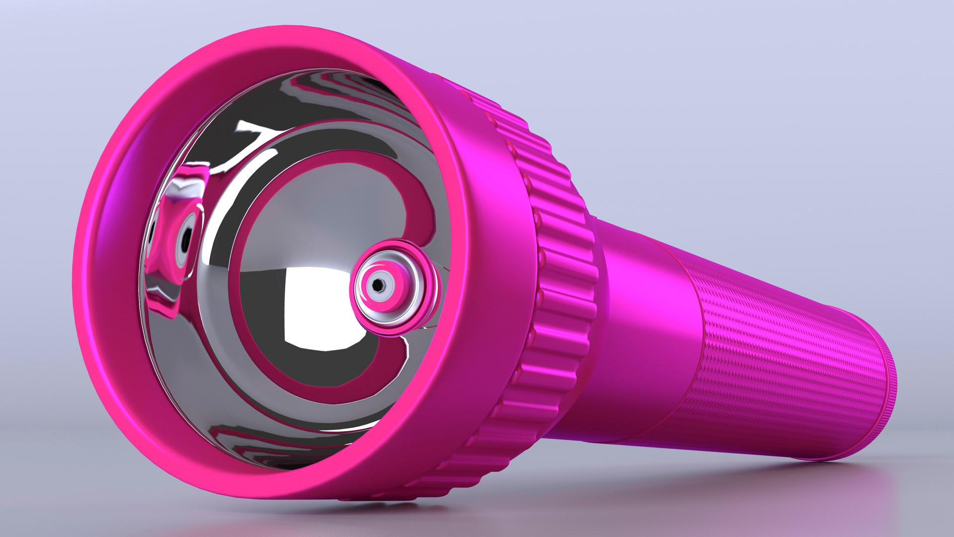 3D Police Security Pink Flashlight - TurboSquid 2157042