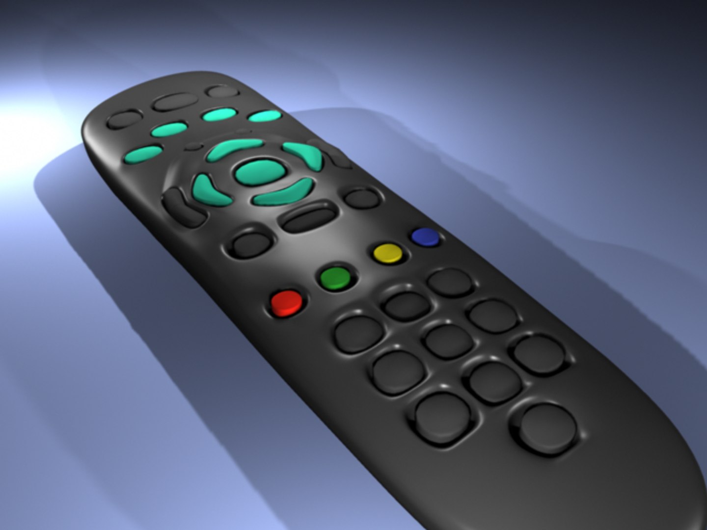 3d Sky Digital Television Remote Model