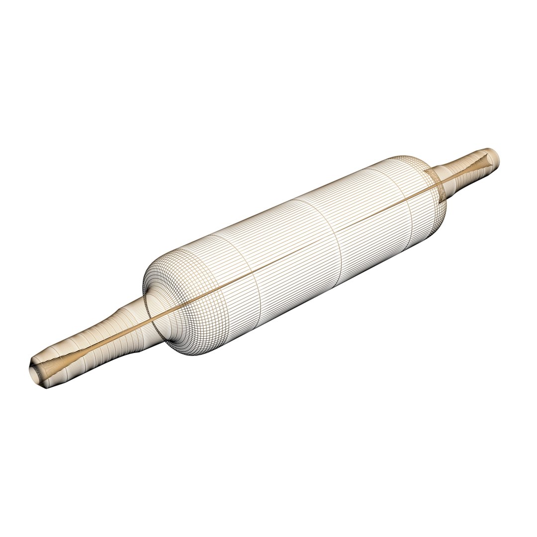 Free rolling pin 3D model - TurboSquid 1193614