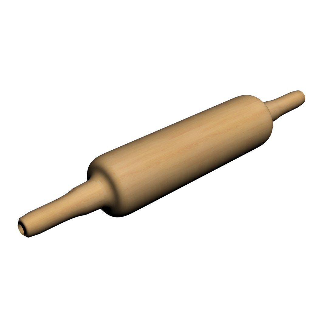 Free rolling pin 3D model - TurboSquid 1193614