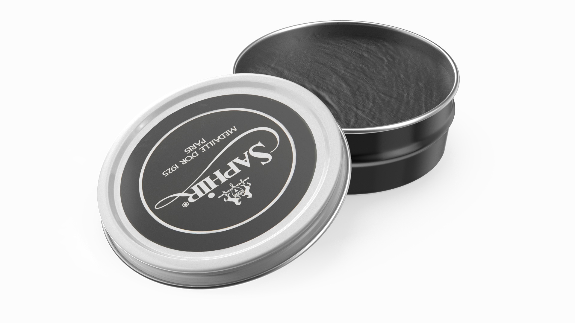 Saphir Medaille DOr Black Shoe Polish Open Can 3D Model - TurboSquid ...