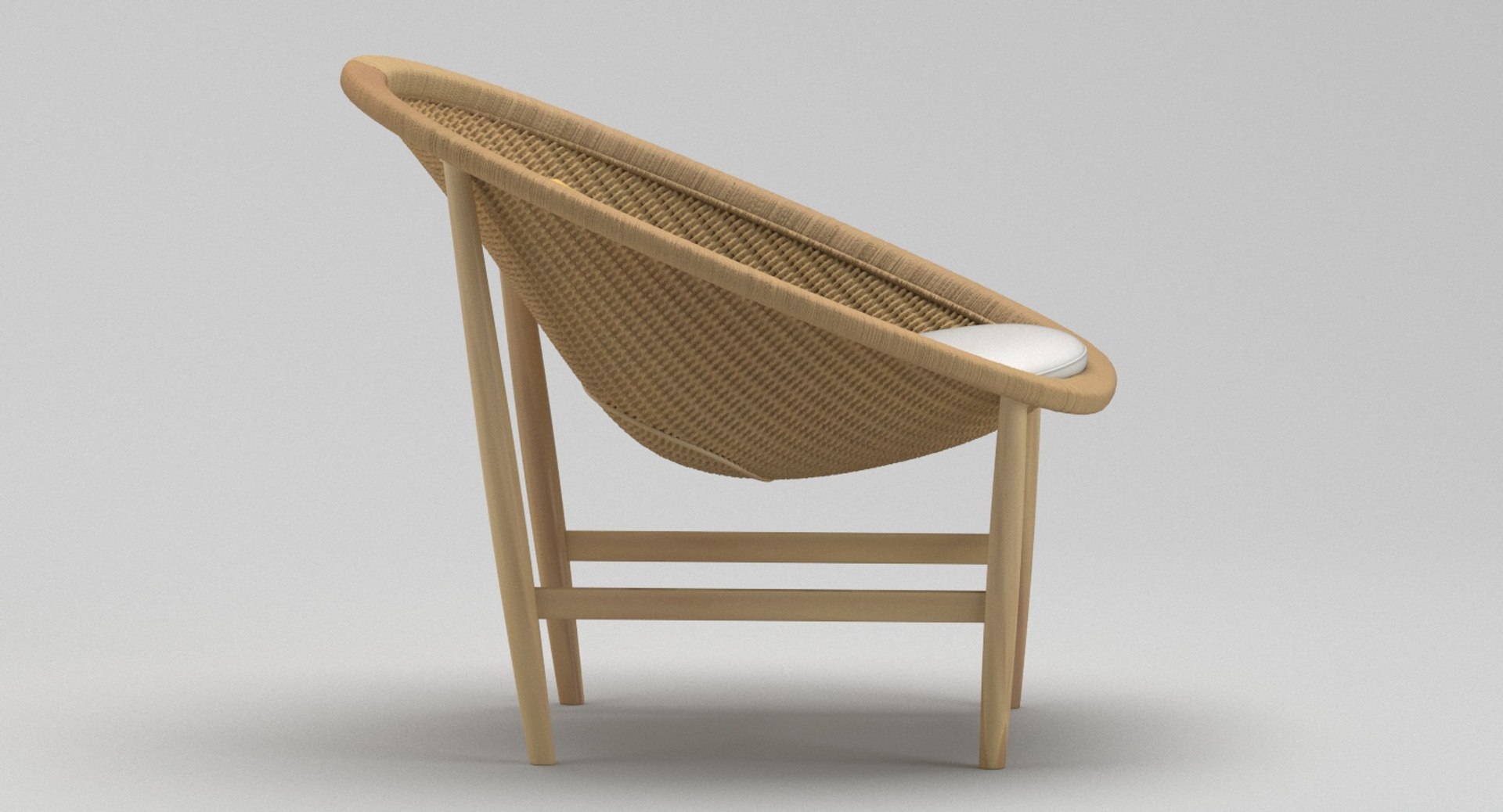 Nanna Ditzel Chair 3D - TurboSquid 1501405