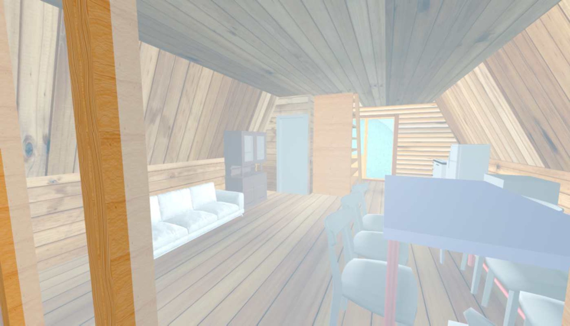 Triangular Mountain House 3D Model - TurboSquid 1882658