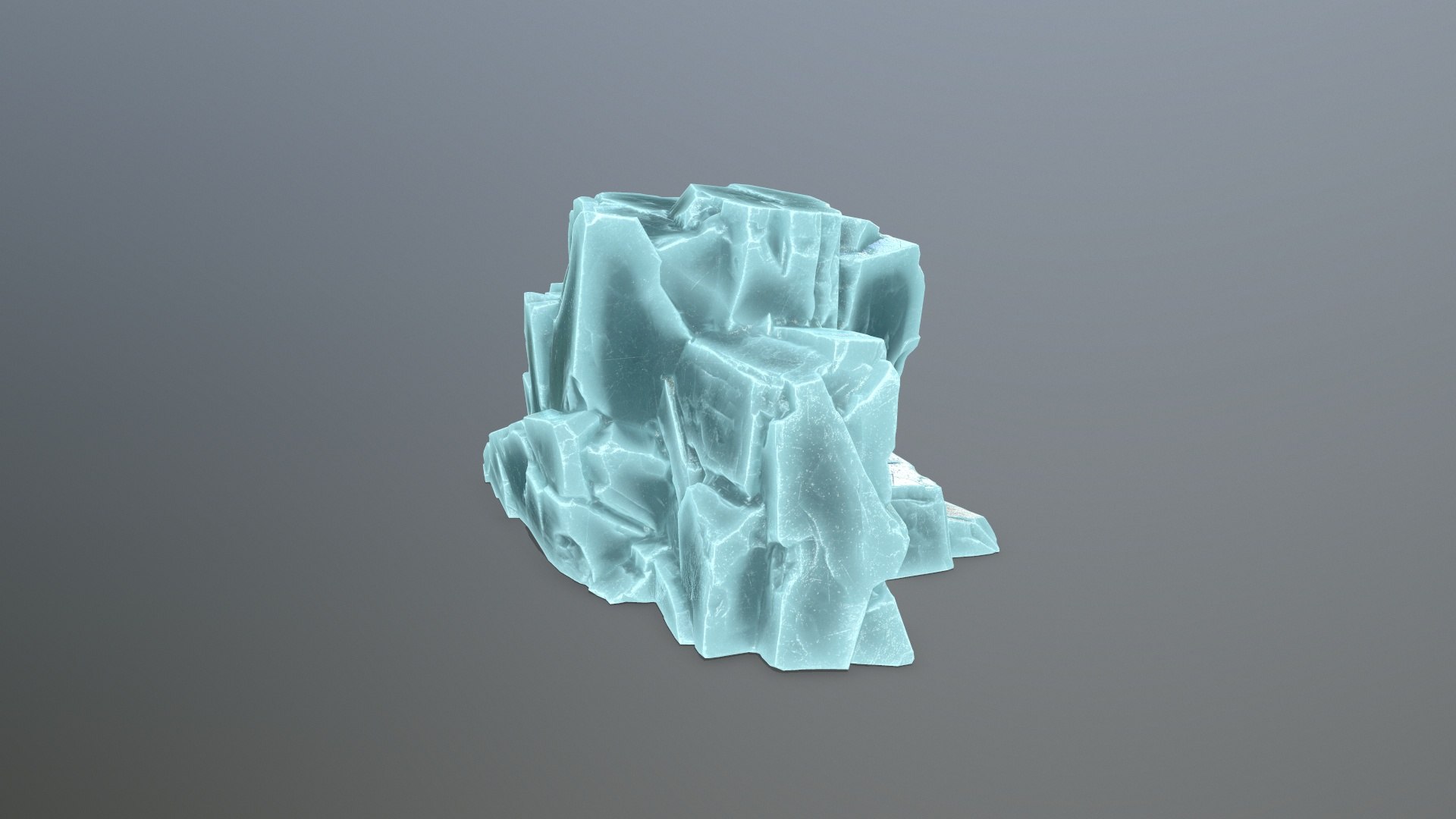 3D Ice Rocks Model - TurboSquid 2303594