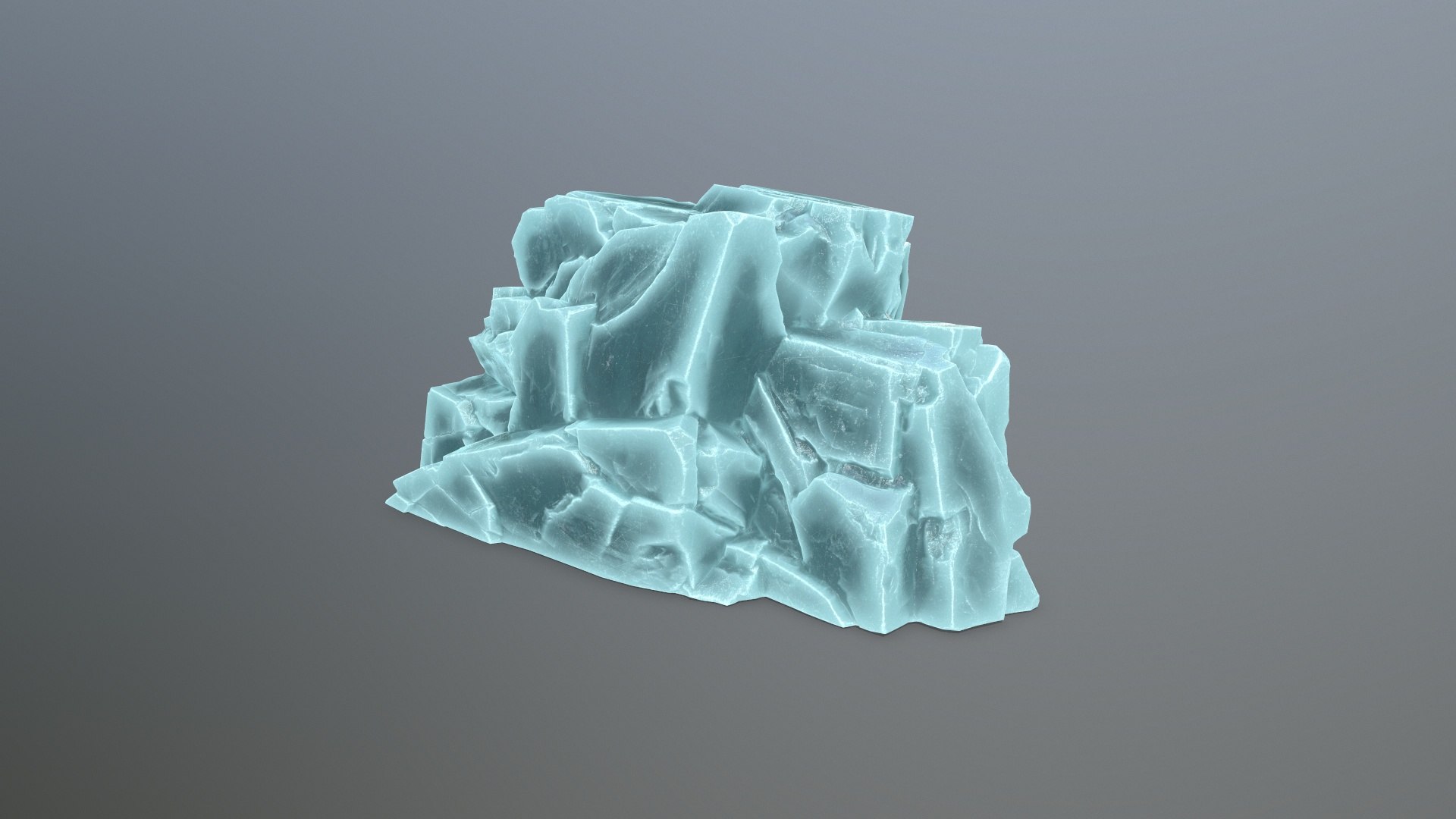 3D Ice Rocks Model - TurboSquid 2303594