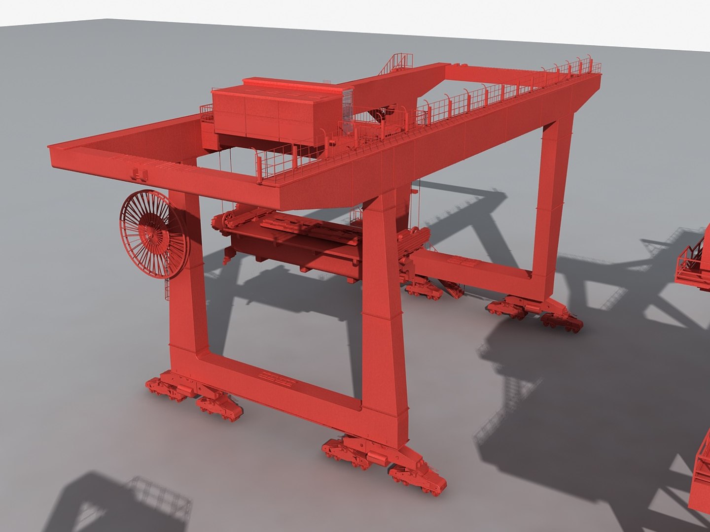 3D Container Crane Gantry | 1146391 | TurboSquid