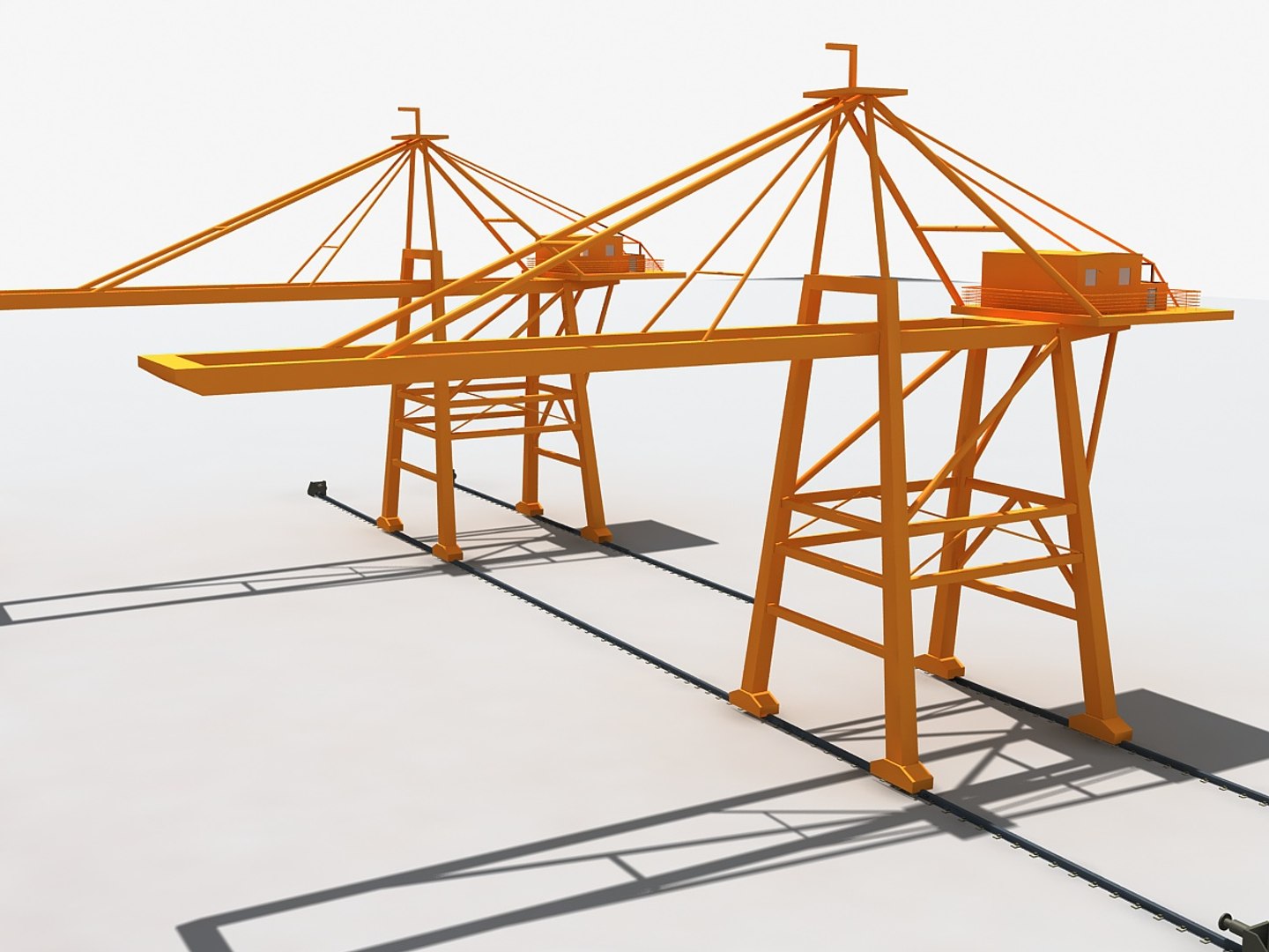 3D Container Crane Gantry | 1146391 | TurboSquid