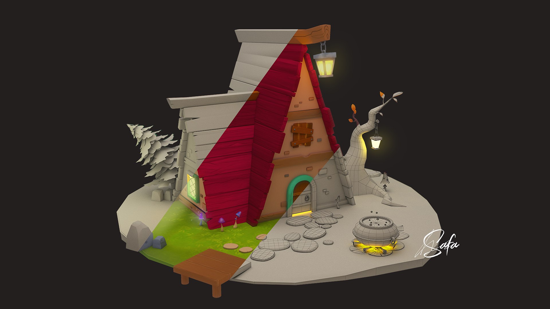 3D 3D Little House - TurboSquid 1794477