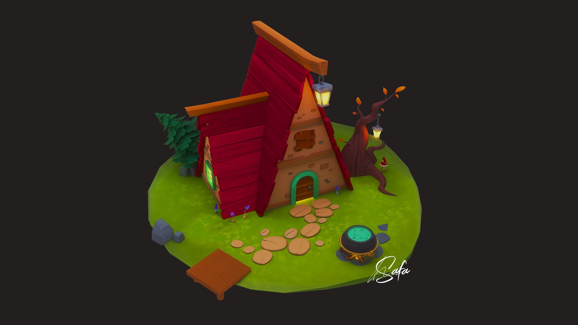3D 3D Little House - TurboSquid 1794477
