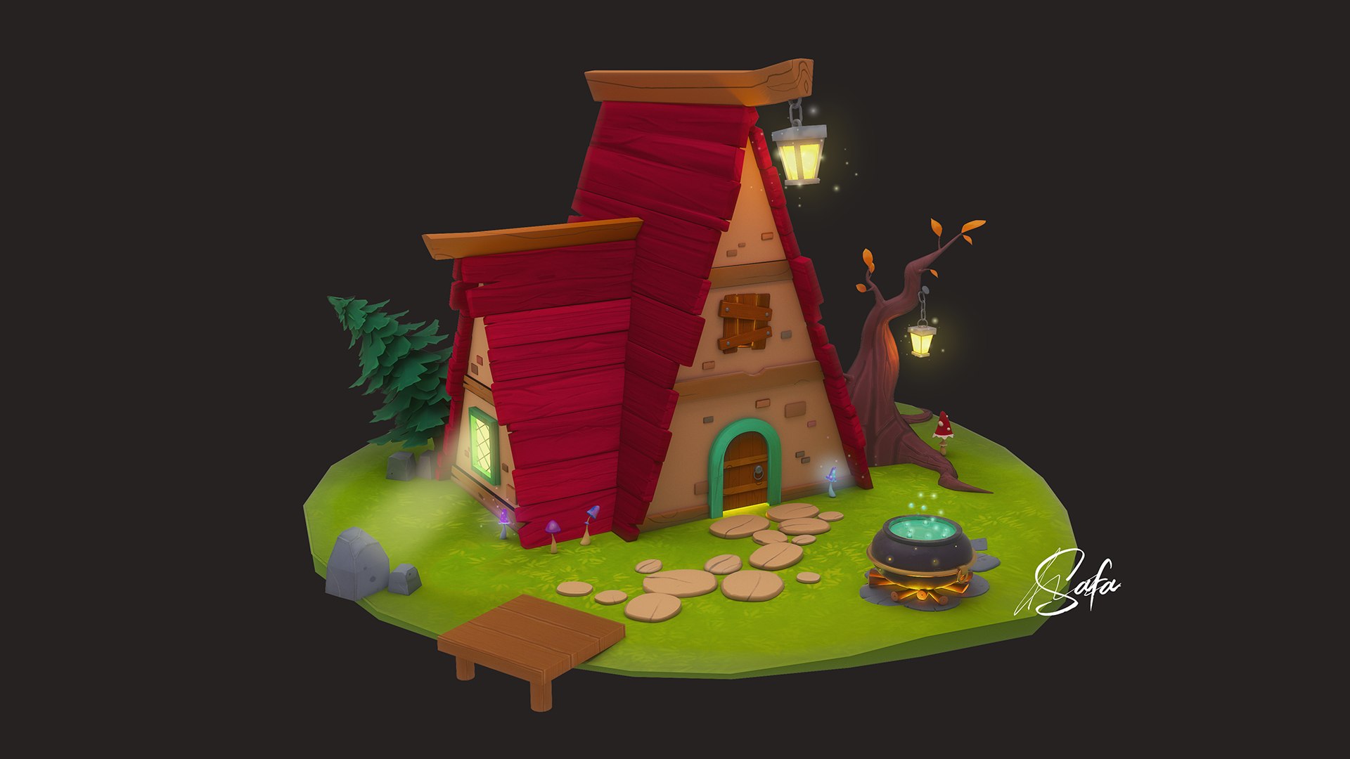 3D 3D Little House - TurboSquid 1794477