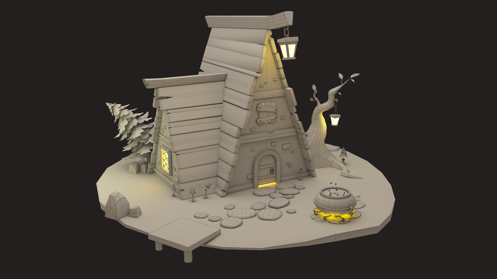 3D 3D Little House - TurboSquid 1794477