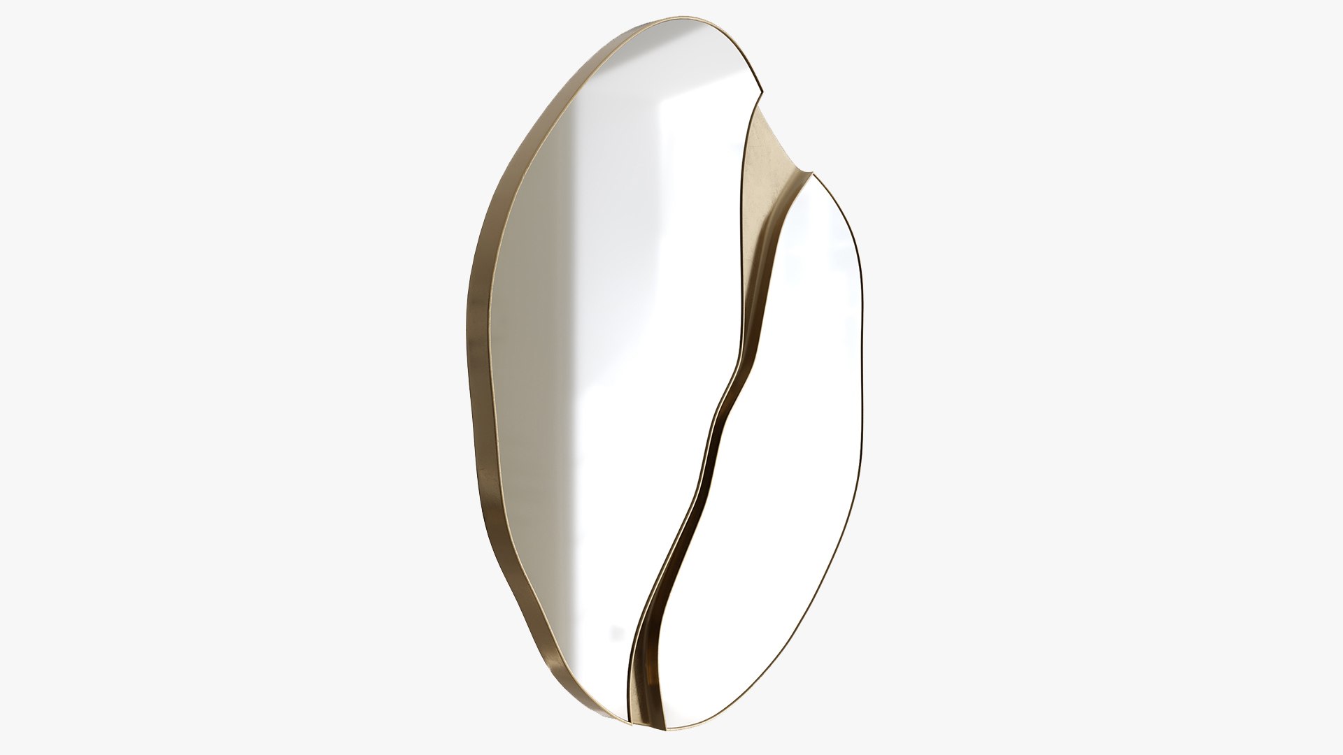 HUDSON Organic-shaped Wall Mirror 3D Model - TurboSquid 2184354