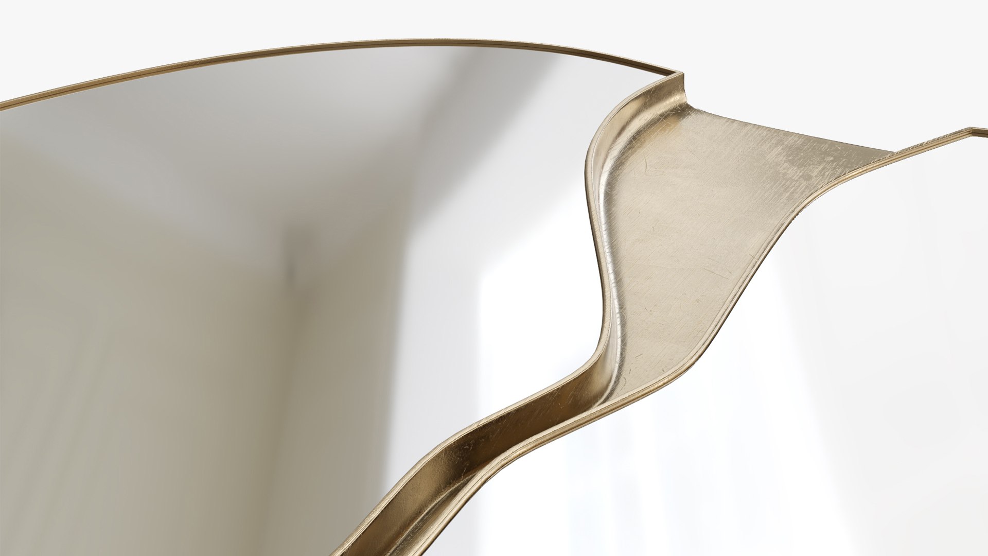 HUDSON Organic-shaped Wall Mirror 3D Model - TurboSquid 2184354