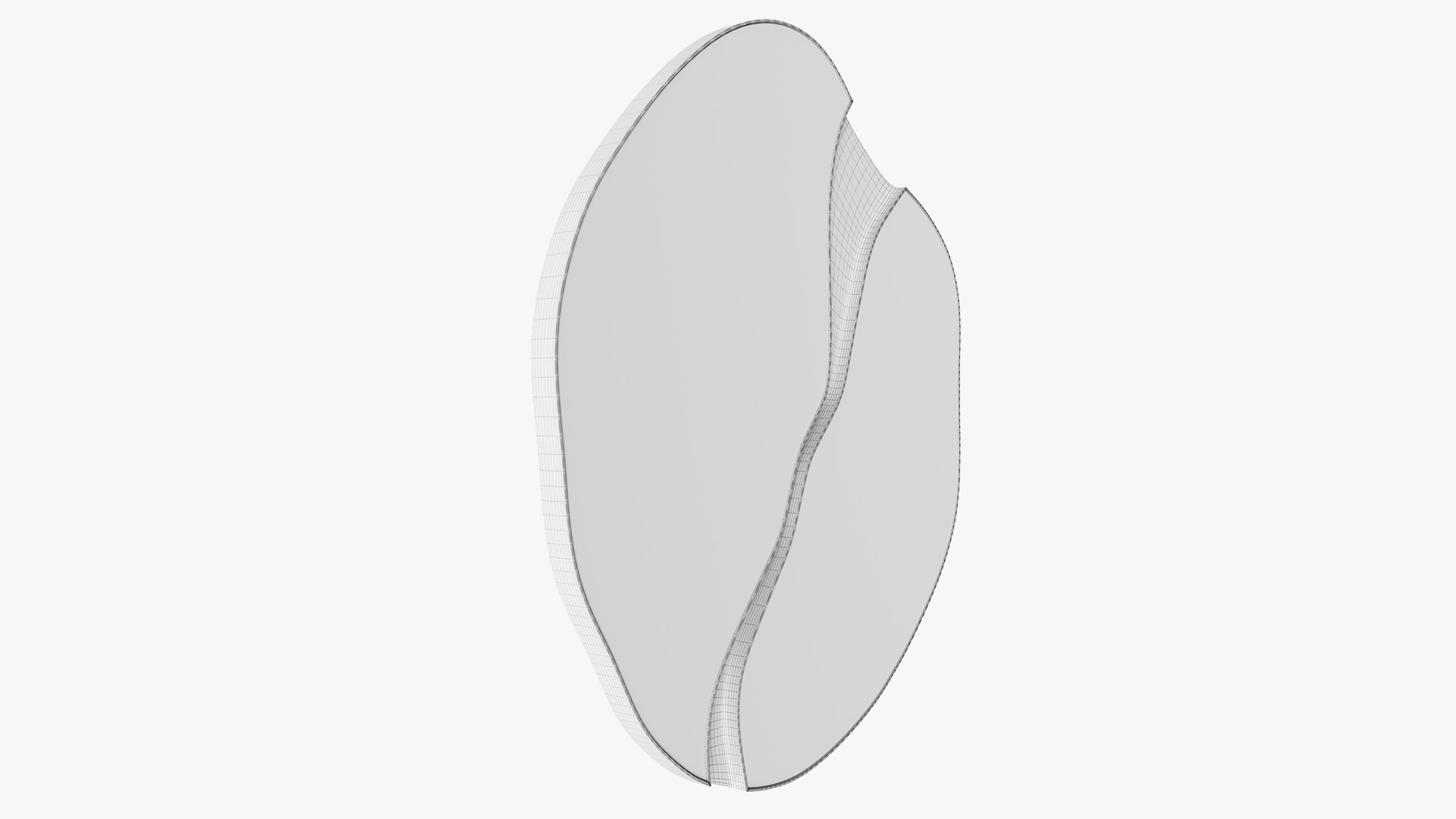 HUDSON Organic-shaped Wall Mirror 3D Model - TurboSquid 2184354