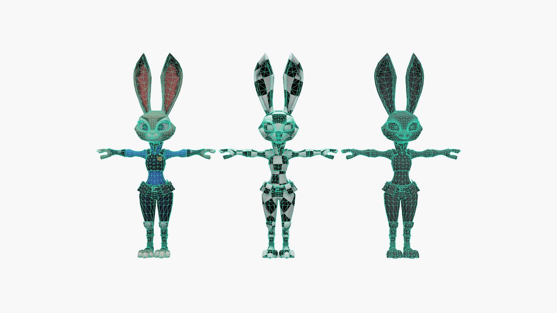 3D Judy Hopps - TurboSquid 2376027