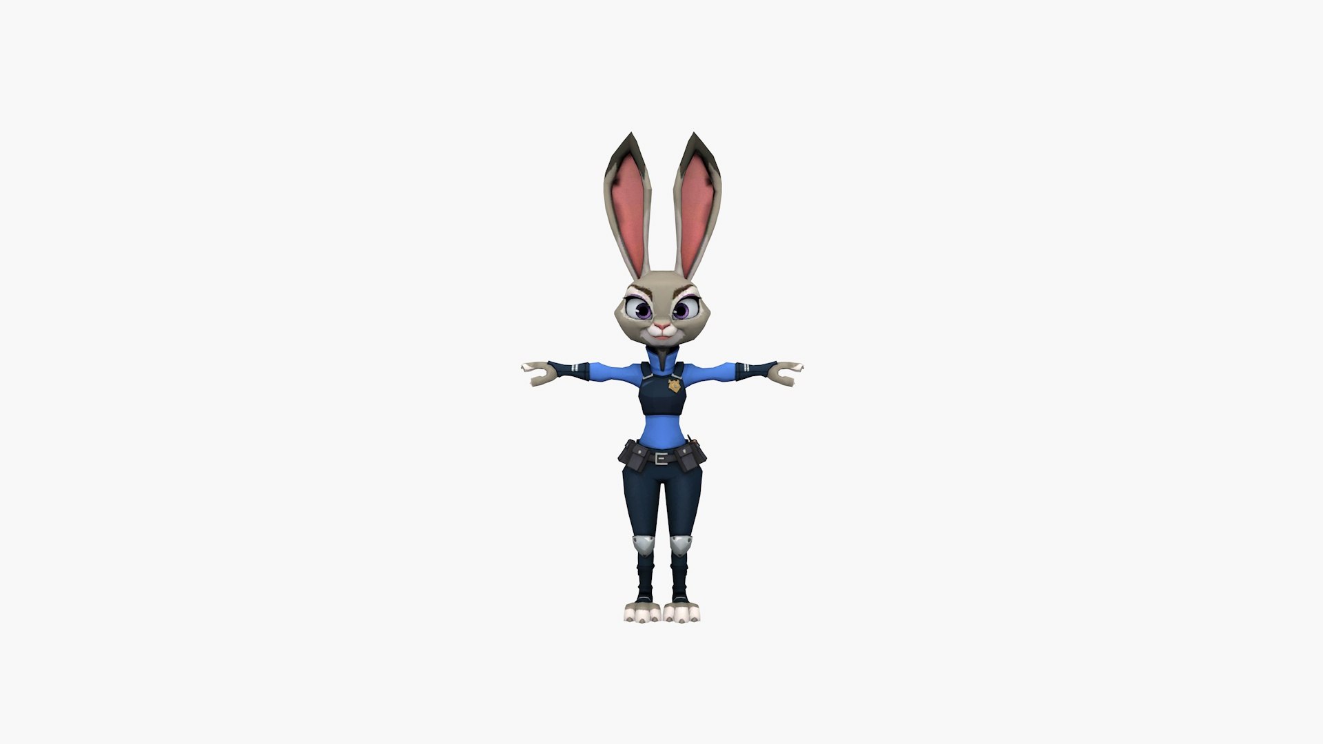 3D Judy Hopps - TurboSquid 2376027