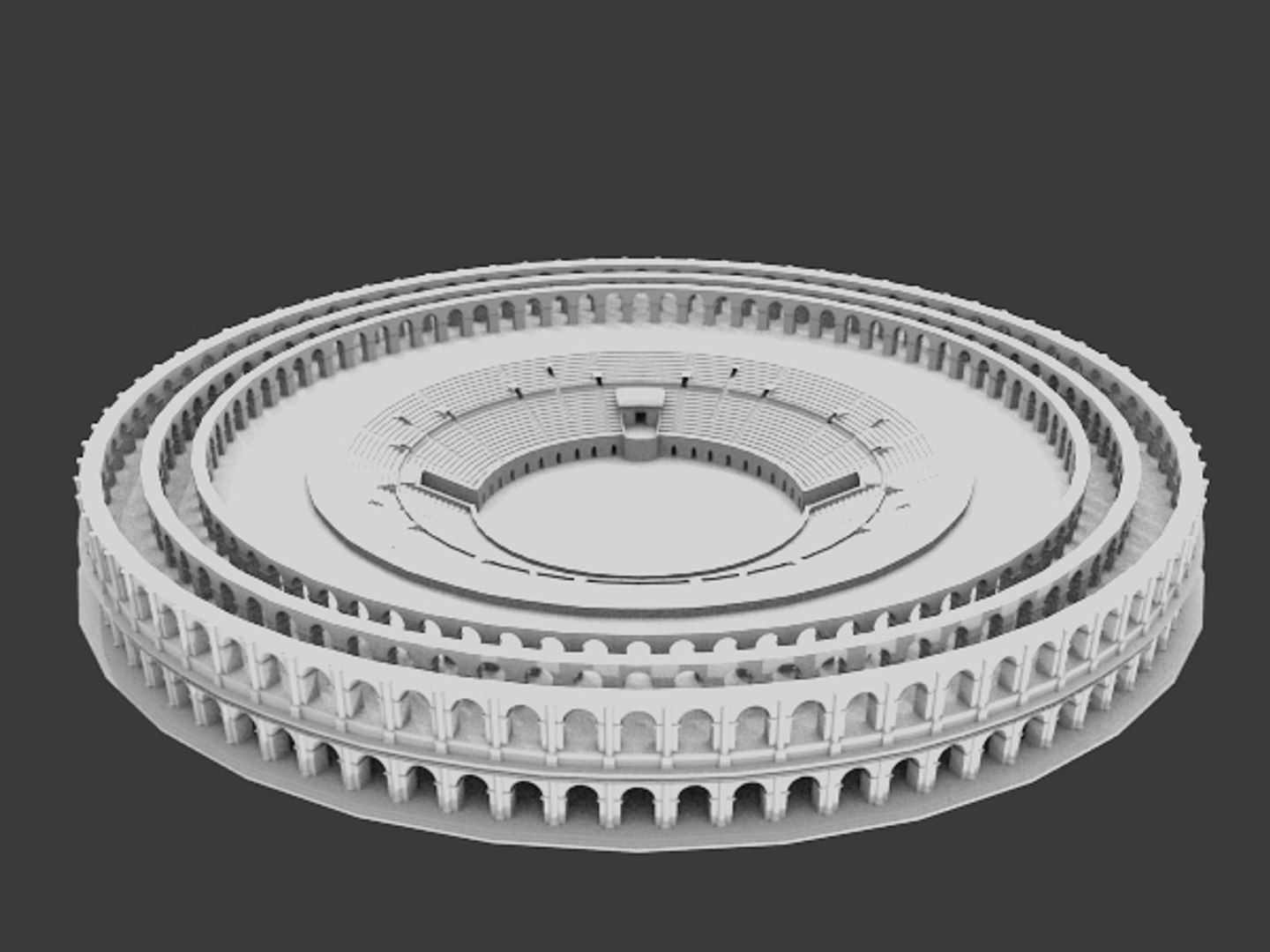 3ds Max Colosseum Reconstruction