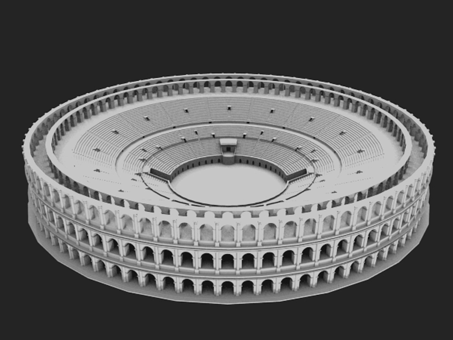3ds Max Colosseum Reconstruction