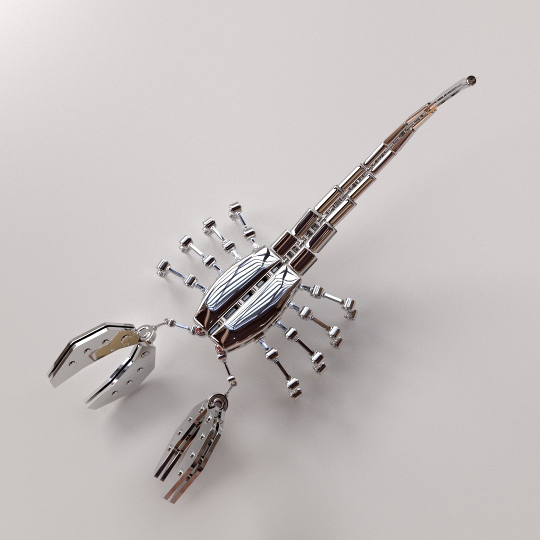 3D Scorpion Bot - TurboSquid 1326209