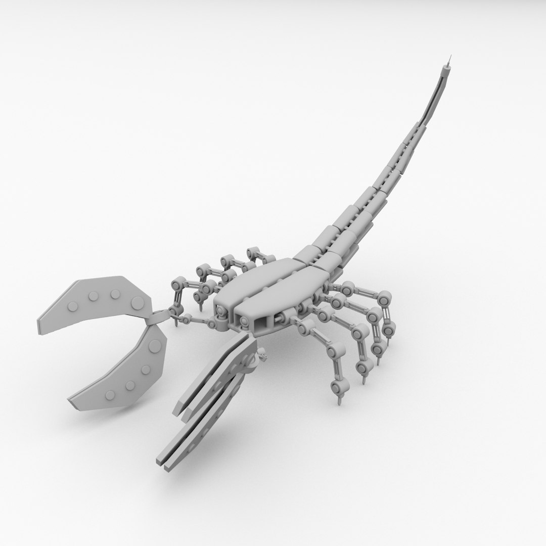 3D Scorpion Bot - TurboSquid 1326209