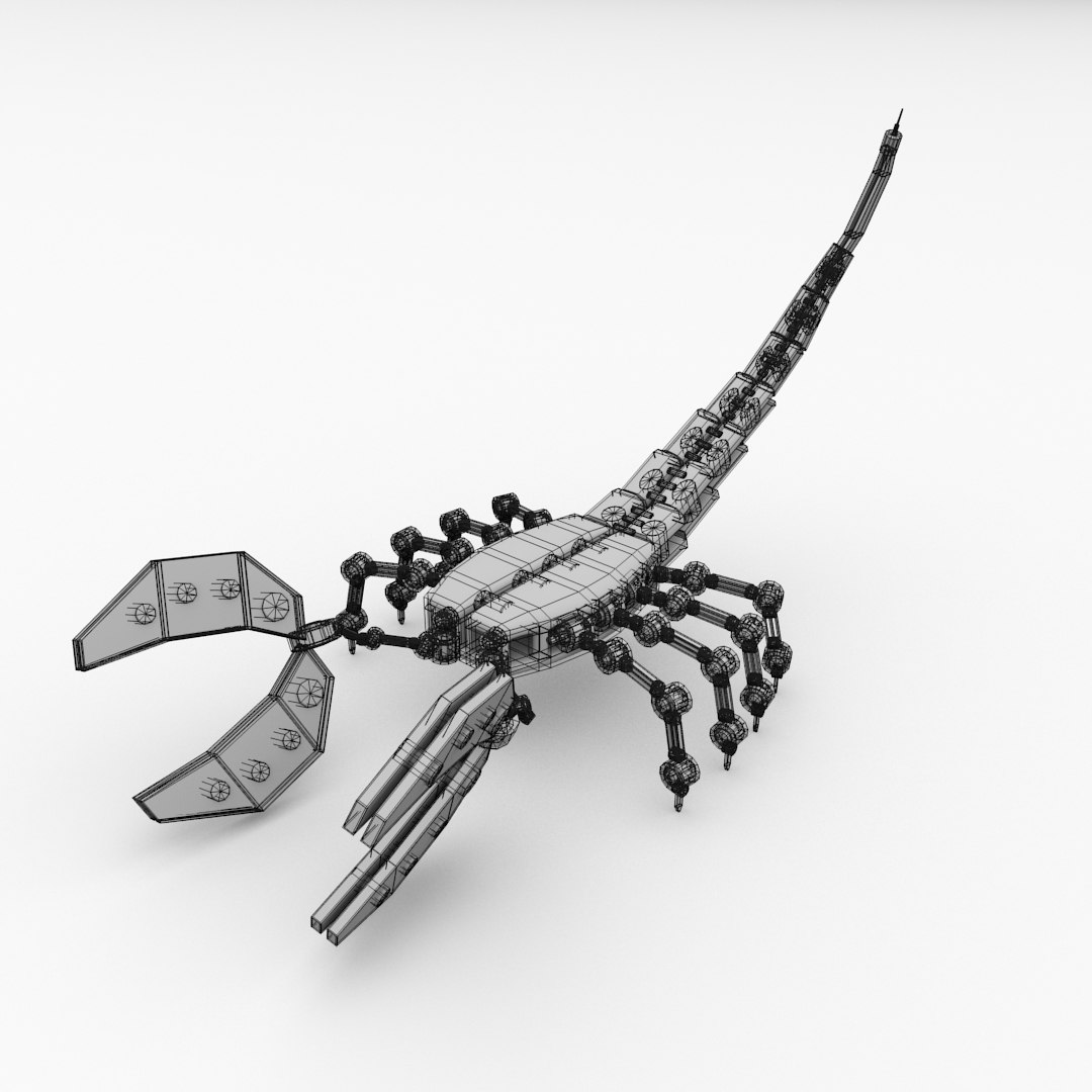 3D Scorpion Bot - TurboSquid 1326209