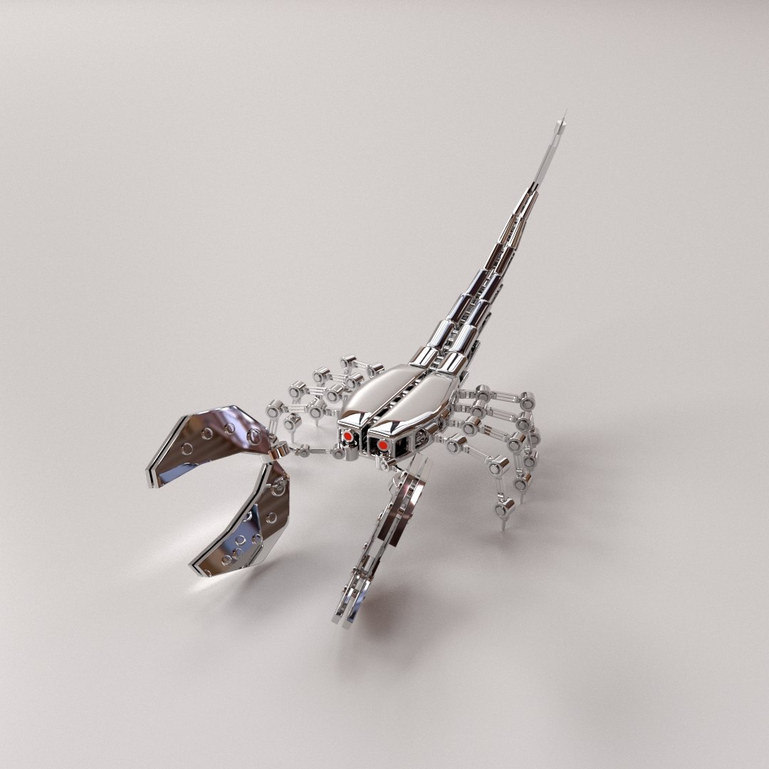 3D Scorpion Bot - TurboSquid 1326209