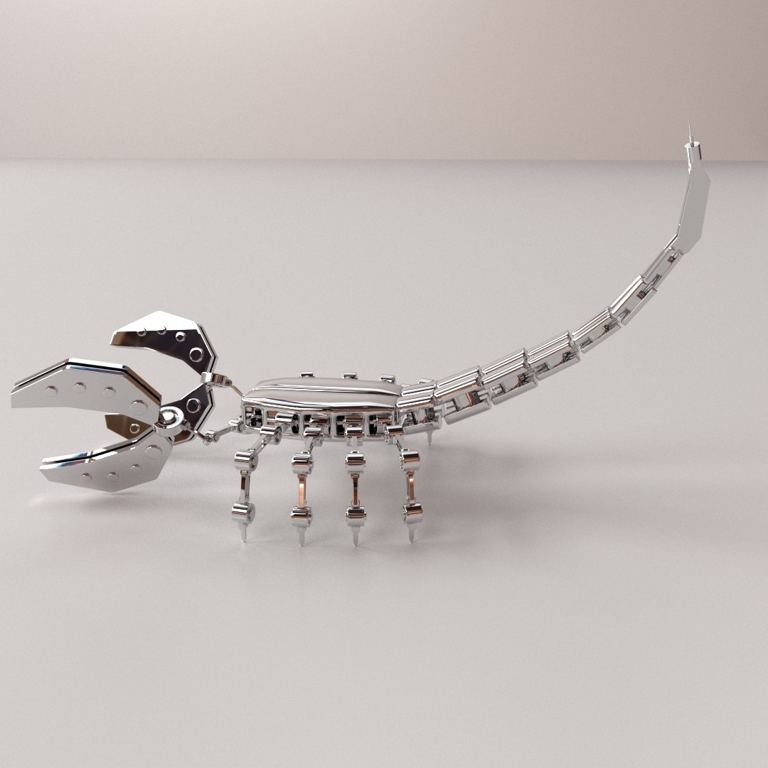 3D Scorpion Bot - TurboSquid 1326209