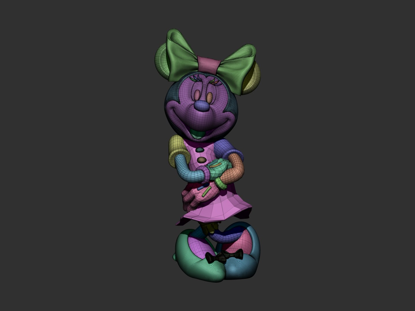 3D Minnie Mouse - TurboSquid 1305658