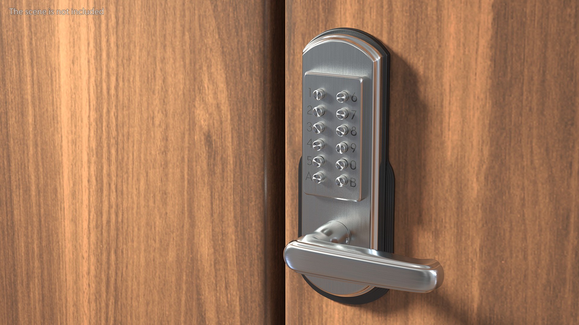 Push Button Door Lock Silver 3D Model - TurboSquid 1889252