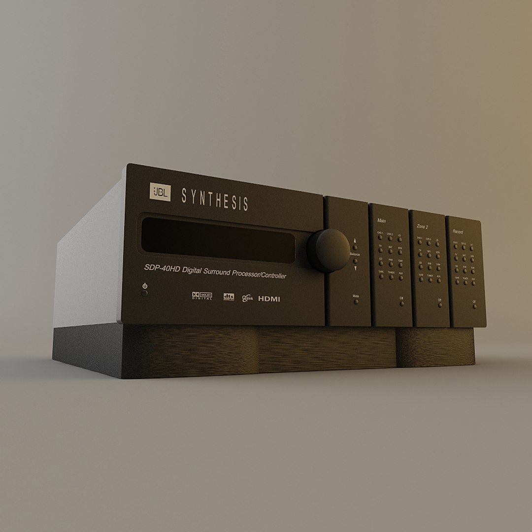 3d Model Jbl Synthesis Sdp 40