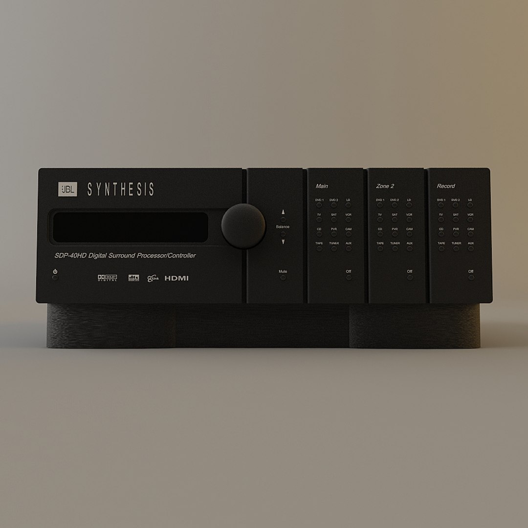 3d Model Jbl Synthesis Sdp 40