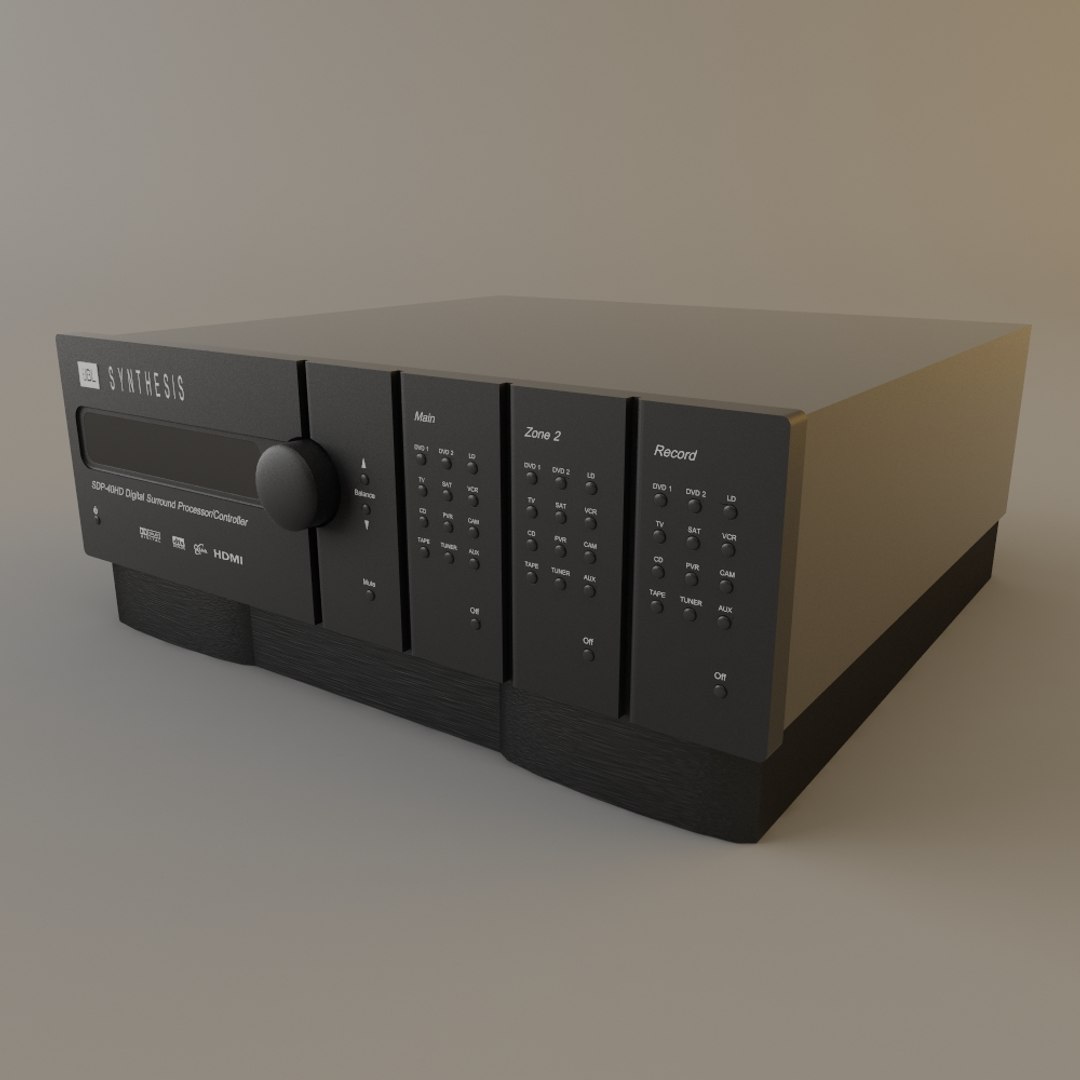 3d Model Jbl Synthesis Sdp 40