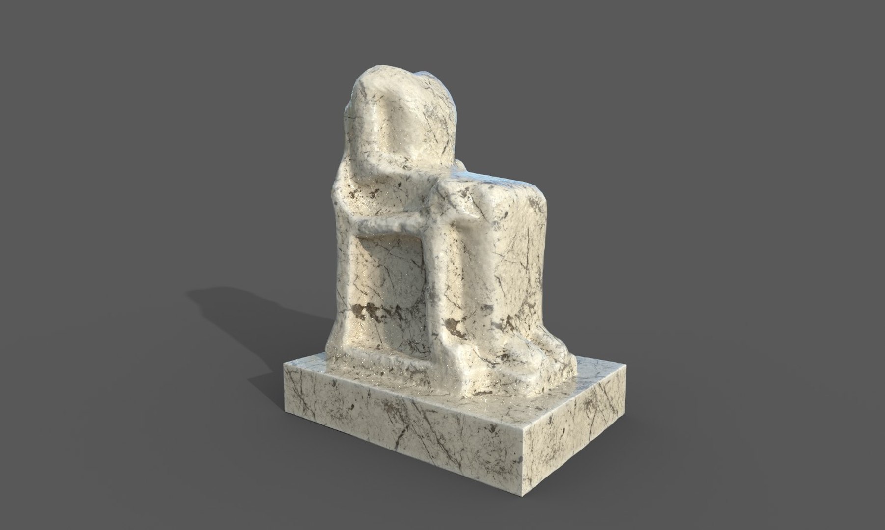 Ancient Statue 3D model - TurboSquid 1823152