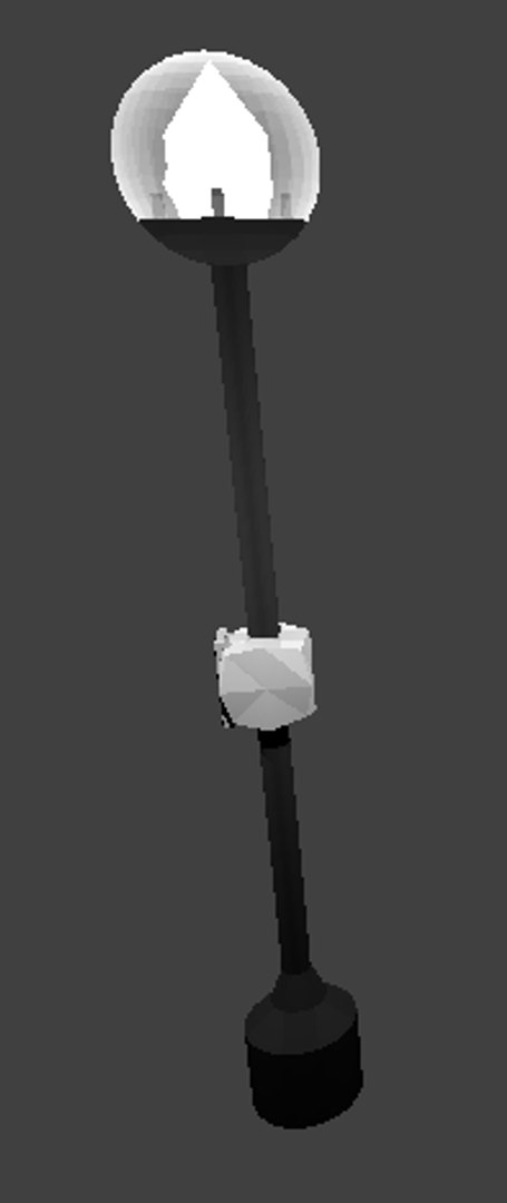 3D Light Pole Model - TurboSquid 1281427