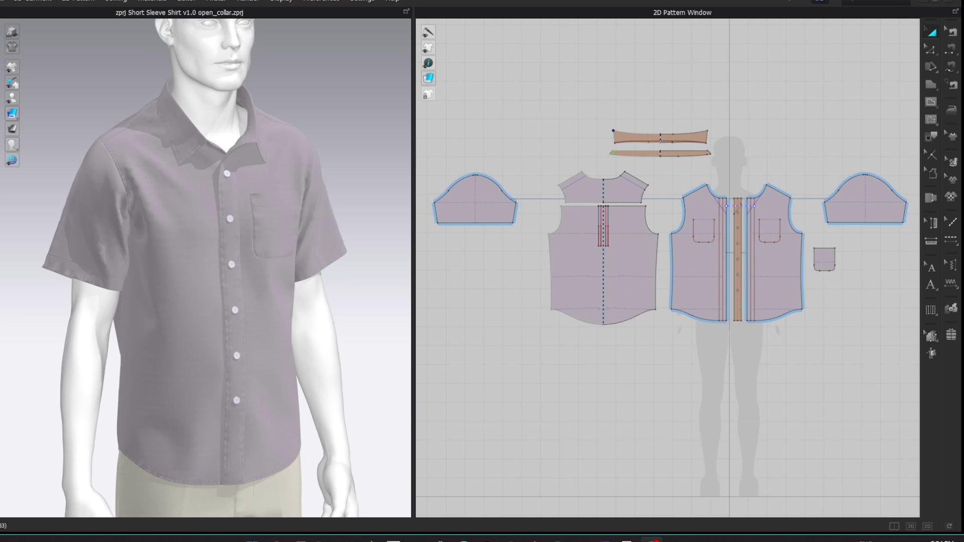 Short Sleeve Shirt Outfit 3D model - TurboSquid 1964742