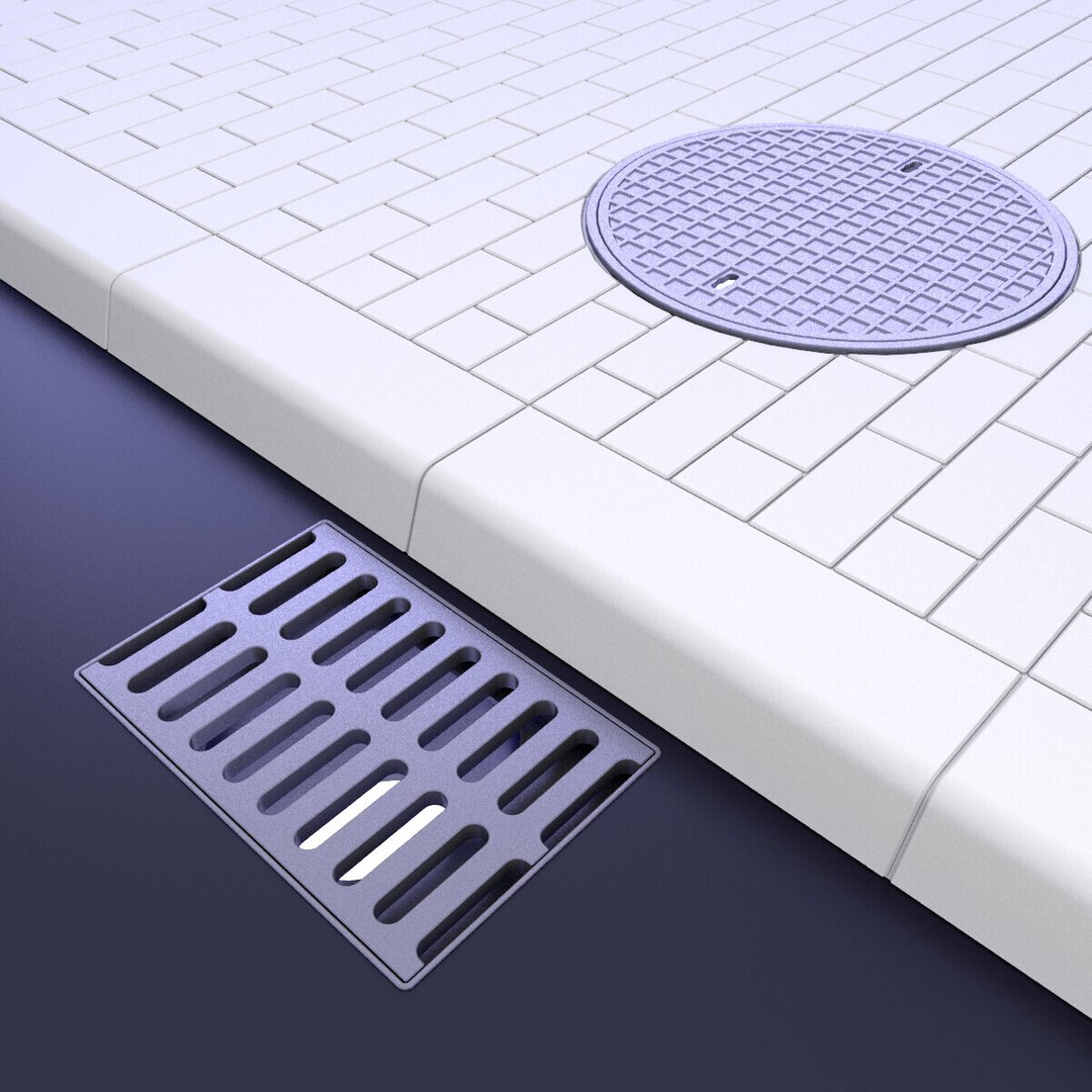 3D Model Brick Pavement Sidewalk 8 - TurboSquid 2000703