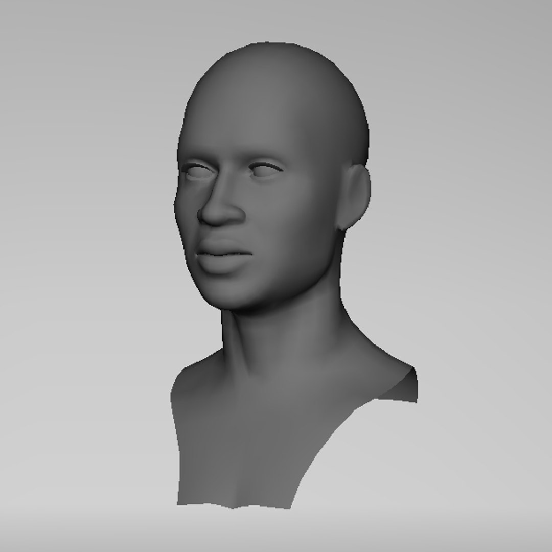 Maya Realistic Man Head