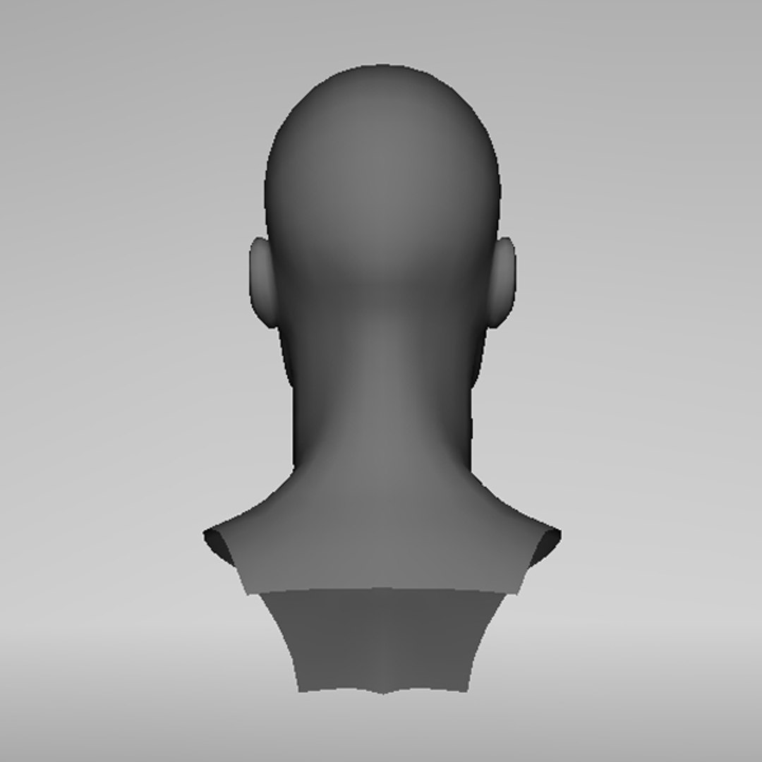 Maya Realistic Man Head