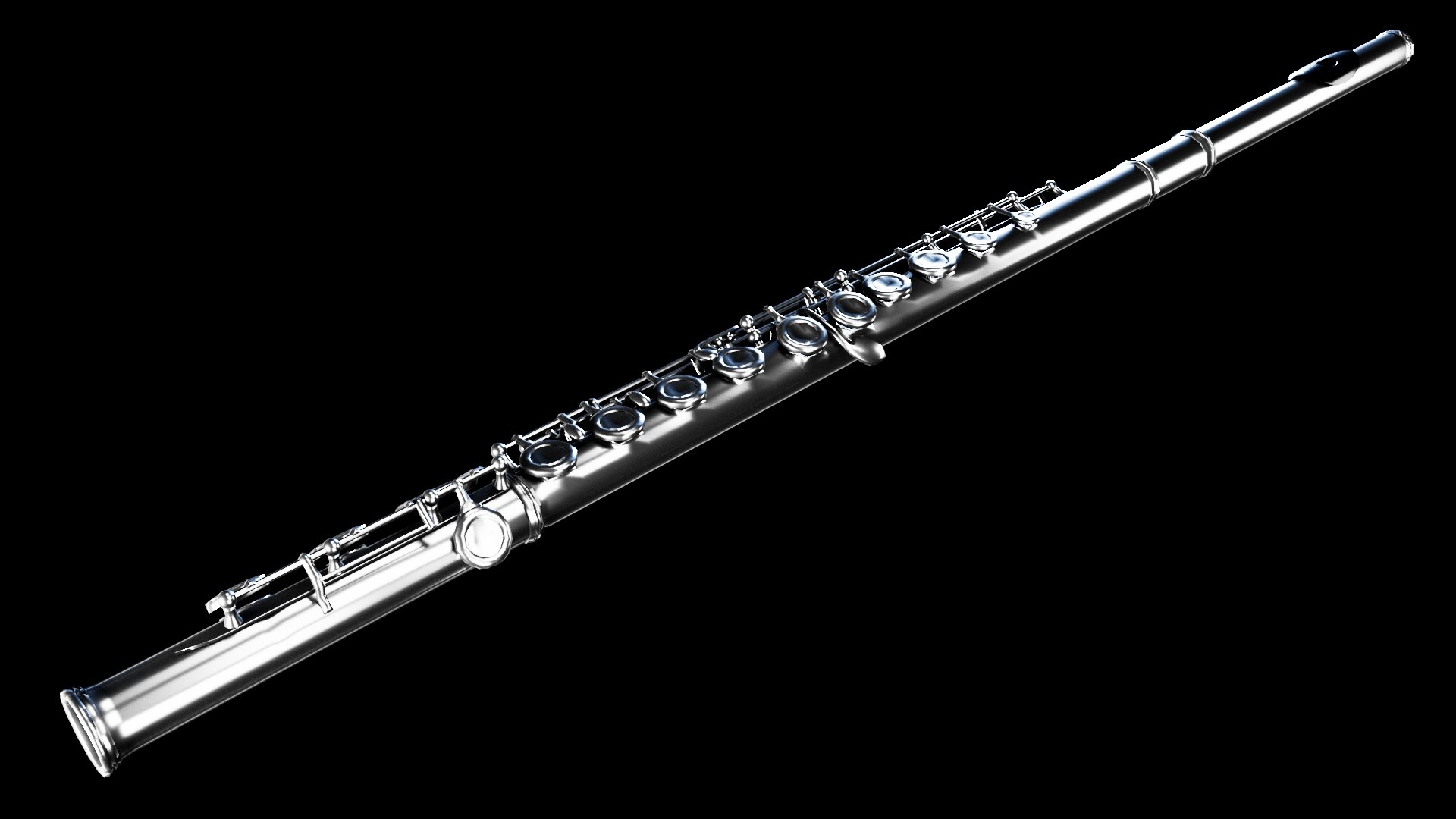 Flute 3D Model - TurboSquid 2252571