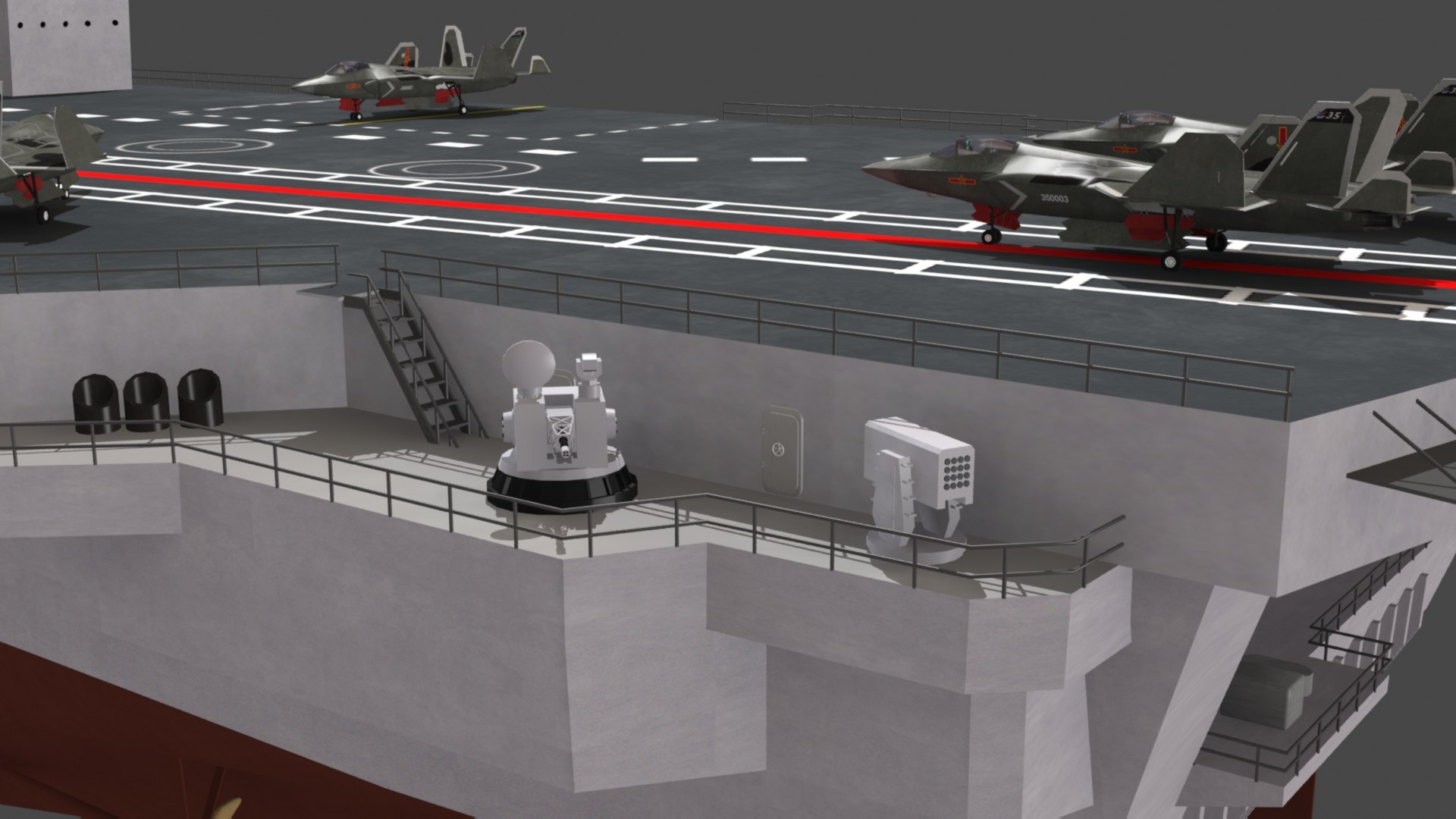 003 Cv18 Fujian Aircraft Carrier Upgrade 3D Model - TurboSquid 1976030