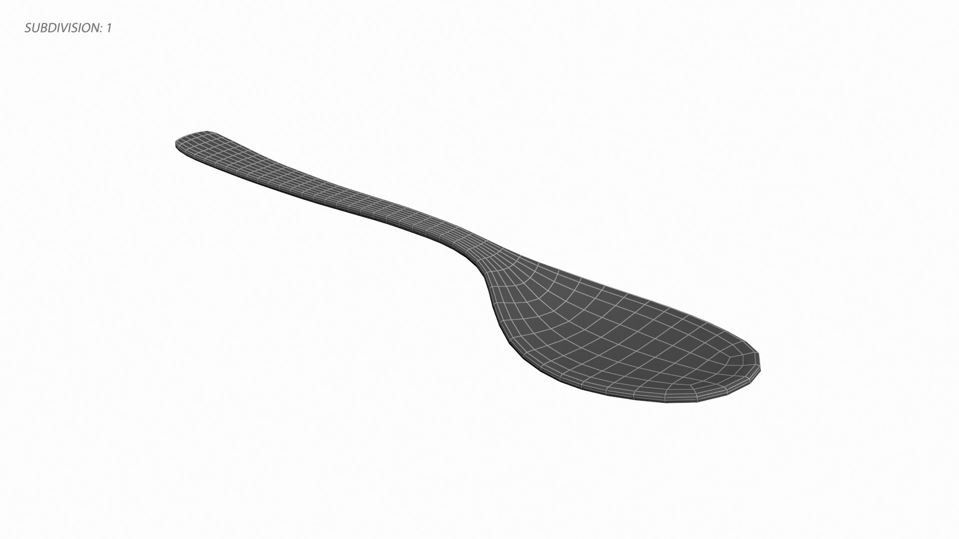 3D Plastic Spoon Colored Model - TurboSquid 2323916