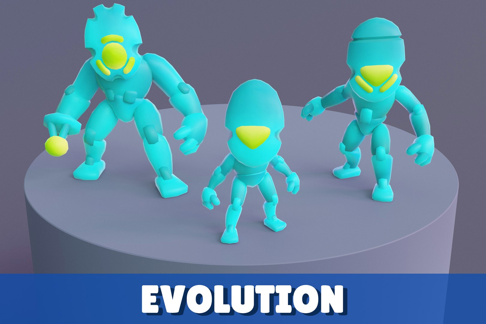 3D model Cartoon Robots Pack 02 - TurboSquid 2157031